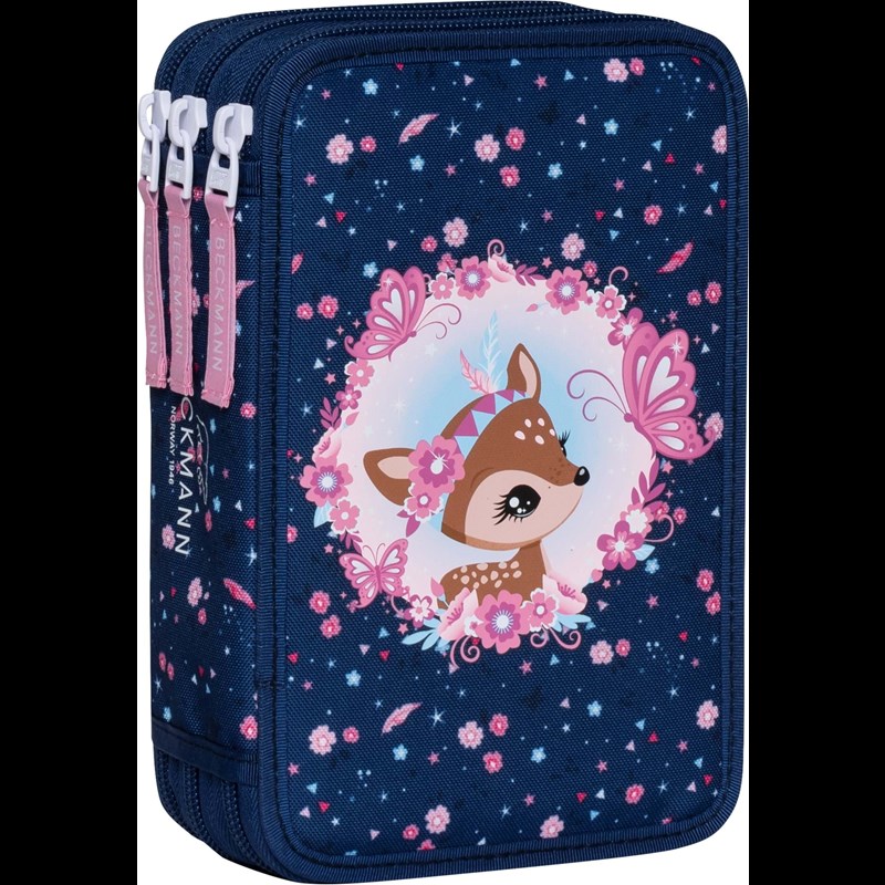 Beckmann Penalhus Deer Blue 3-lags - Shop online hos NEYE
